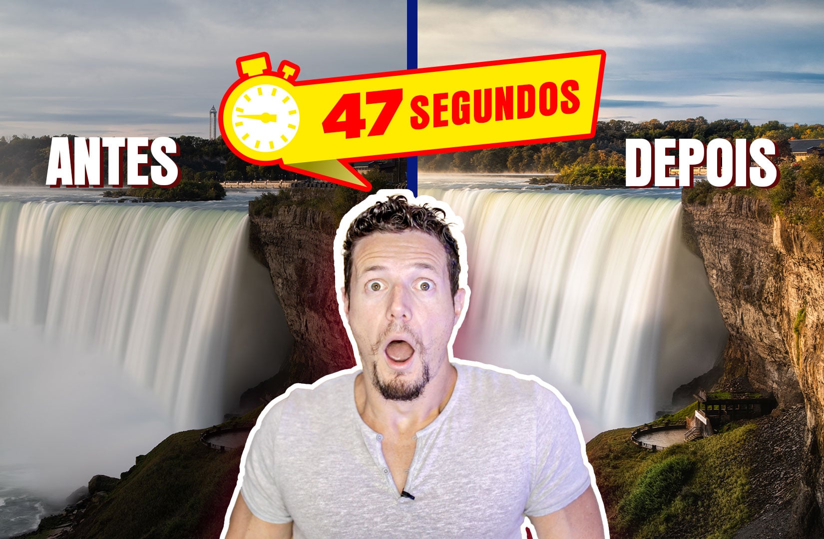 EDITEI ESSA FOTO EM 47 SEGUNDOS | Passo a passo completo - Cara da Foto